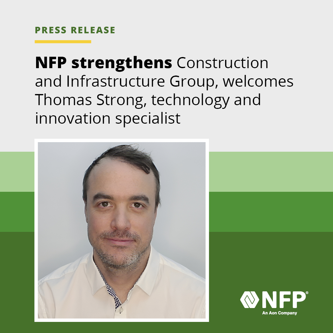 NFP Welcomes Thomas Strong as SVP of Construction Technology