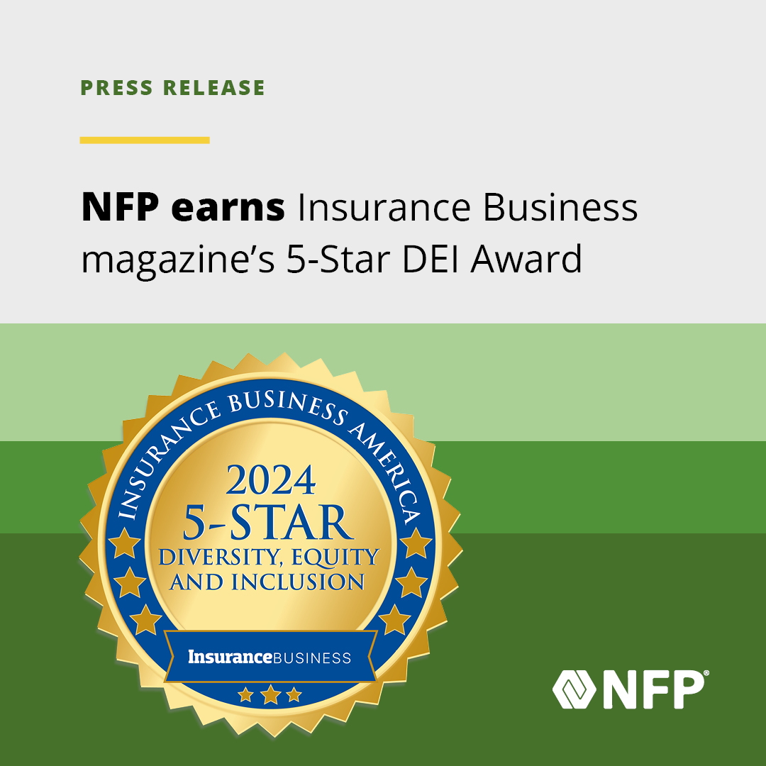 NFP Earns Insurance Business Magazine’s 5-Star DEI Award